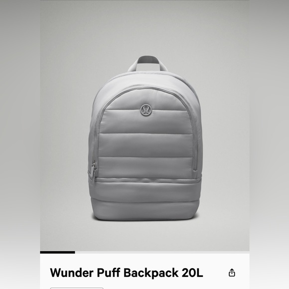 lululemon athletica | Bags | Nwt Lululemon Wunder Puff Backpack 2 L ...